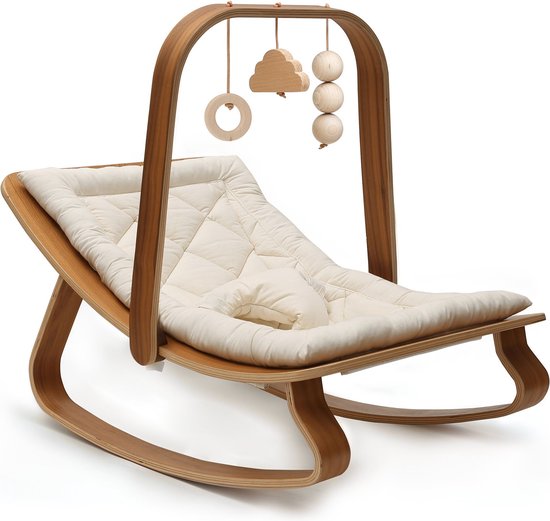 Charlie Crane Paris | Wooden Activity Arch for Levo Walnut | Houten Gym voor Levo... | bol.com
