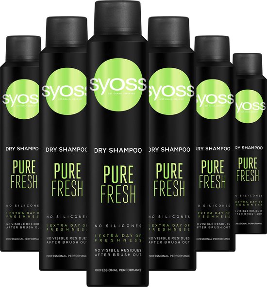 SYOSS Pure Fresh Droogshampoo 6x 200ml | bol