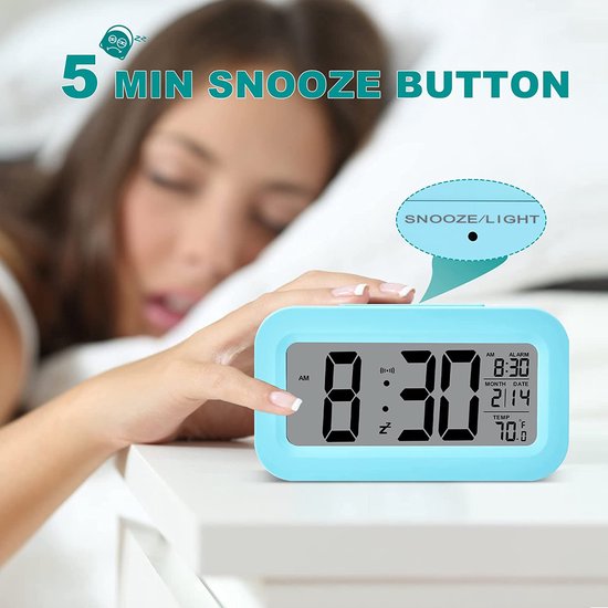 Digitale wekker – digitale alarm wekker – alarm clock – duurzaam | bol.com