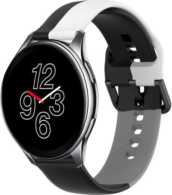 Siliconen Smartwatch bandje - Geschikt voor OnePlus Watch triple sport ...