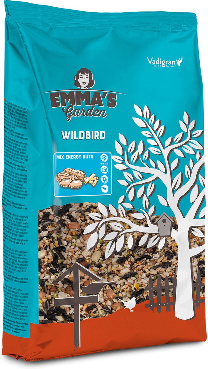 Emma's Garden Energy Nuts - Vogelvoer - 4 kg | bol.com