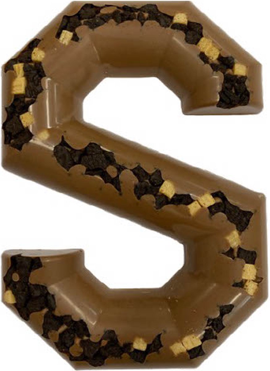 Chocoladeletter Chocolade letter sint piet sinterklaas S of P | bol.com