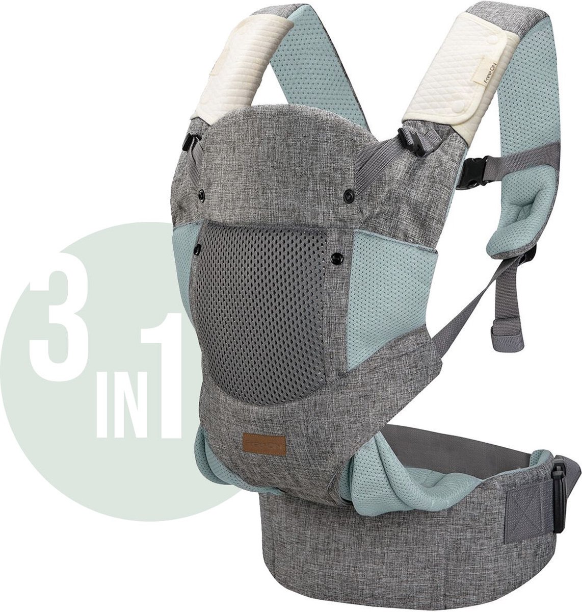 Draagzak - Buikdrager - Rugdrager FreeOn Easy Move 3 in 1 | bol.com