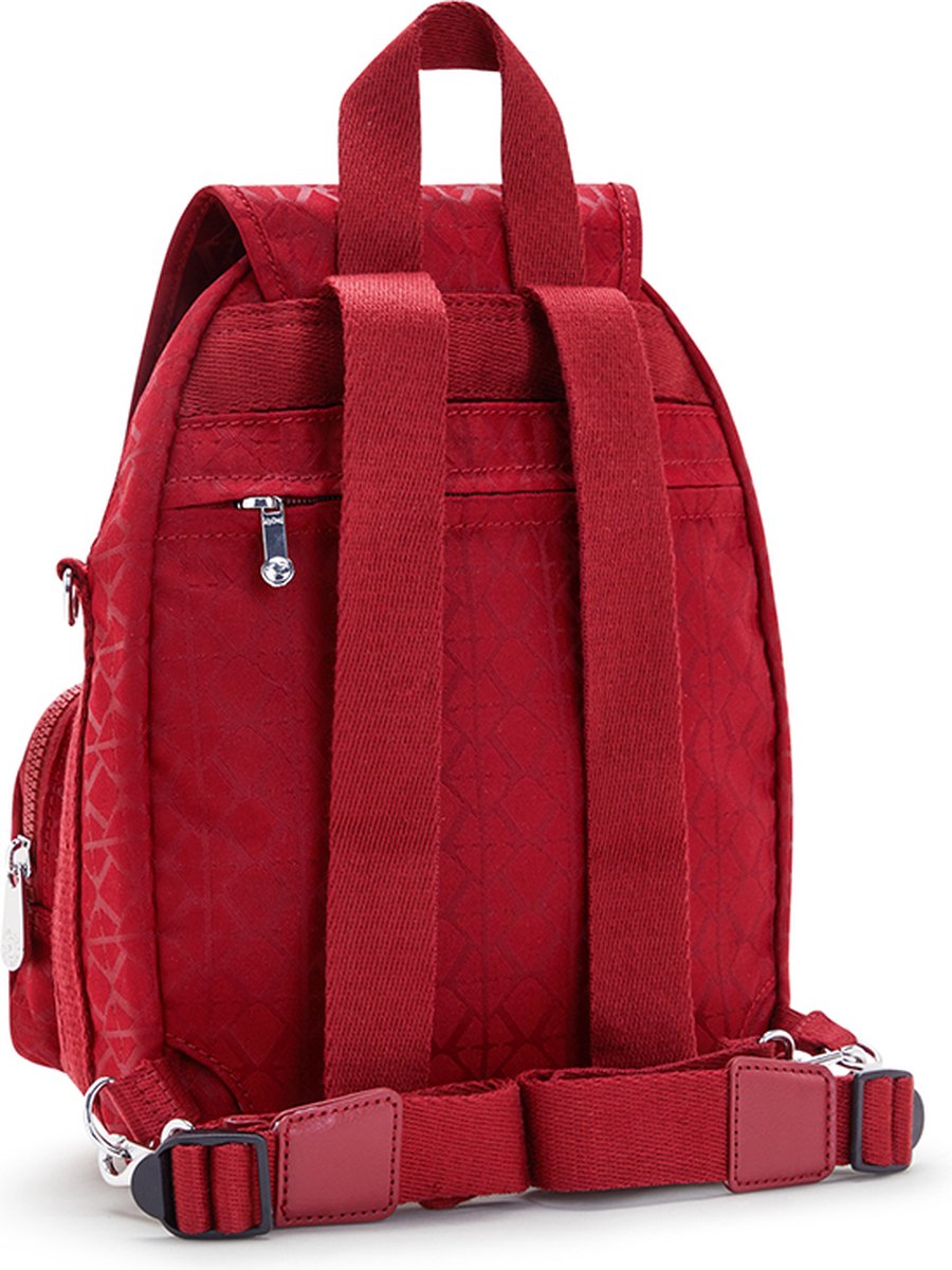 Kipling Firefly Up Backpack Signature Red | bol.com