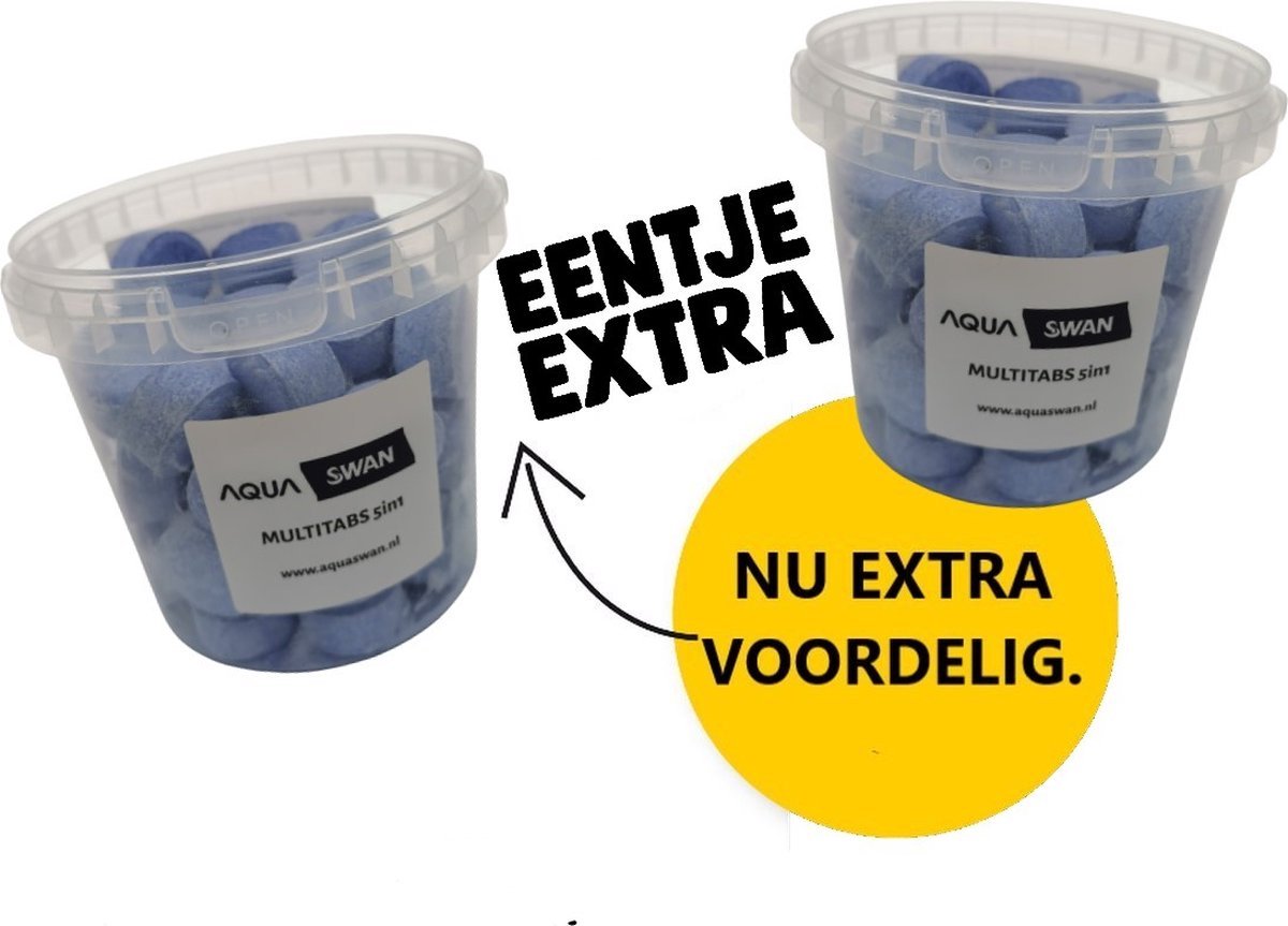 Aquaswan - MULTI-TABS 5-in-1 - 20 grams - 2 kg - Chloortabletten 20gram ...