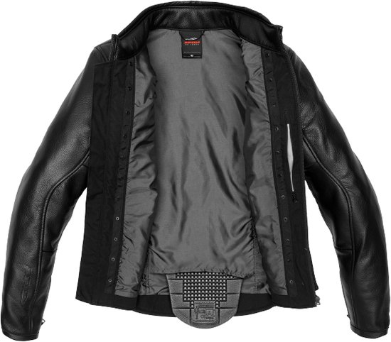 Spidi Premium Black Motorcycle Jacket 46 | bol.com