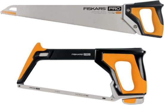 FISKARS zelfzaag - PowerTooth - 55cm - 9TPI - ijzerzaag - TrueTension ...