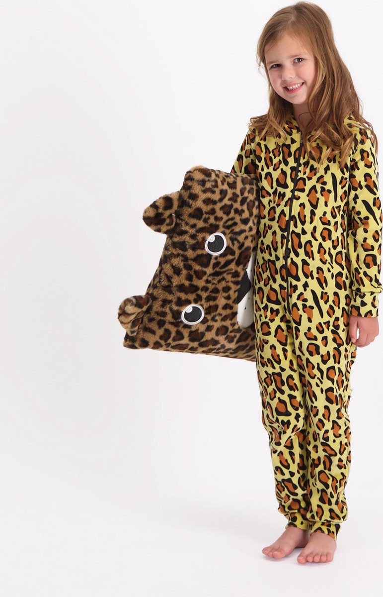Claesen's onesie pyjama Tiger Panther maat 116-122 | bol.com