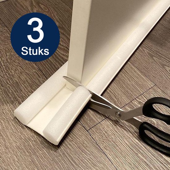 Tochtstopper – Tochtstrips voor Deuren – Dubbele Tochtband – Tochtstrip ...