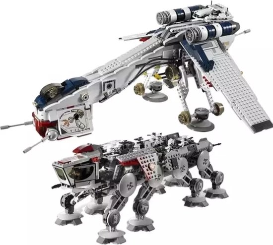 Starwars Clone wars AT-TE walker transport ship (replica) star wars ...