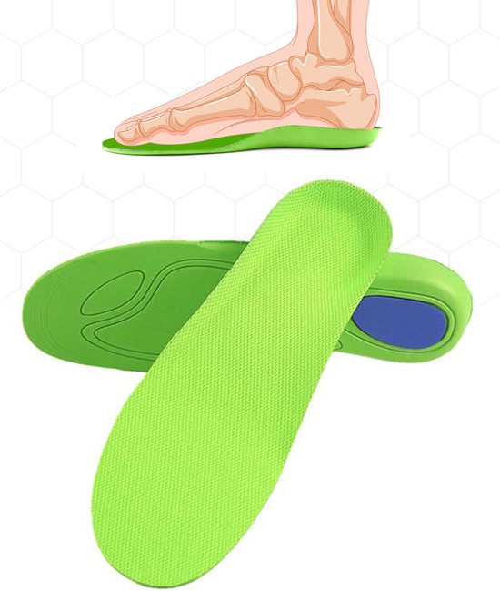 Hielspoor Zooltjes voor Heren & Dames - Inlegzolen voor Platvoet ...