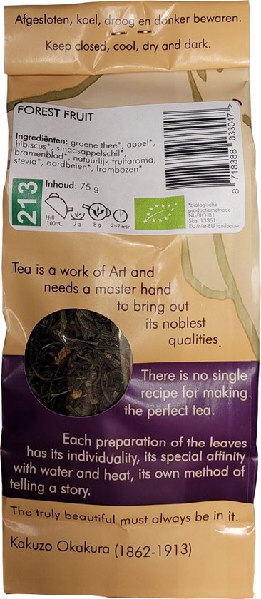 Verse Groene Thee - Forest Fruit - 75g | bol.com
