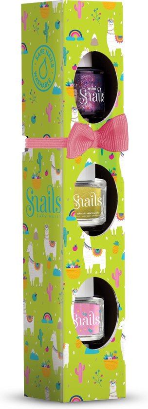 Snails Mini 3-pack: LAMA, Promgirl, Prince Frog, Glitter Bomb | bol.com