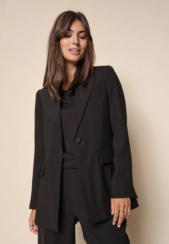 Mos Mosh Dames Bine Leia Blazer Zwart maat 40 | bol.com