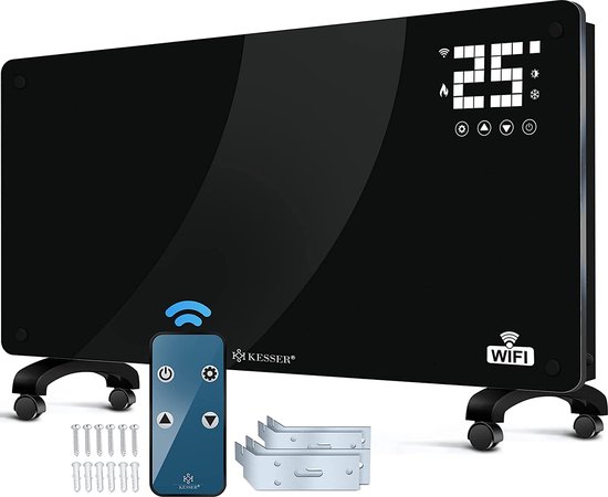 Design-verwarming - Glazen convector – Glasverwarming - Elektrische ...
