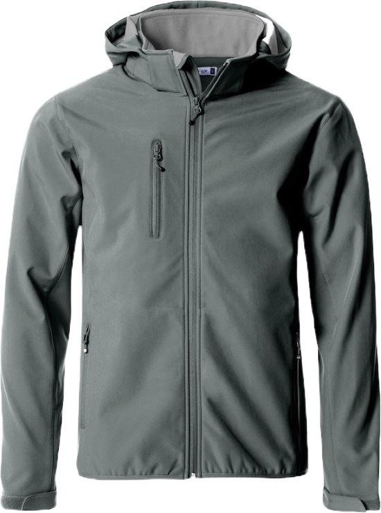 Clique Basic Hoody Softshell Jas / Maat L / Pistol Grey | bol.com