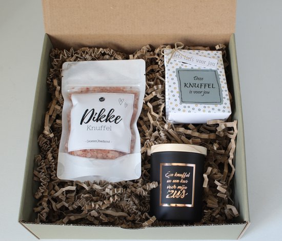 Minibox Knuffel voor mijn Zus - cadeau zus - kaarsje - badzout | bol.com
