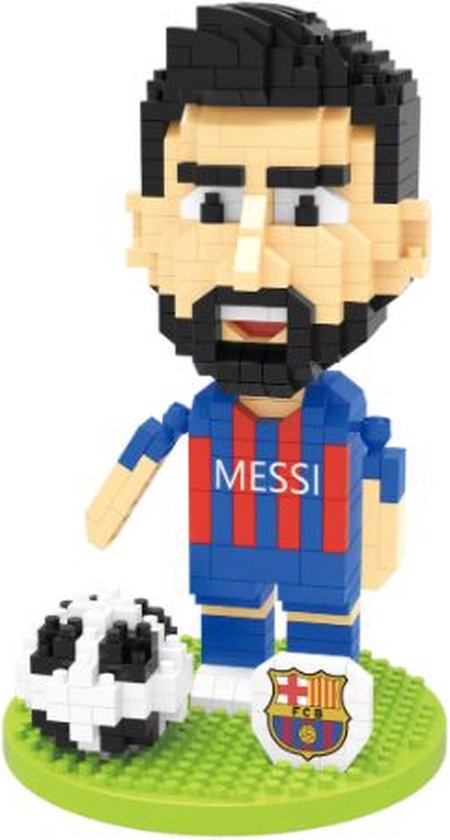 FunWithBlocks® Lionel Messi nanoblock - Voetbal - 457 miniblocks | bol