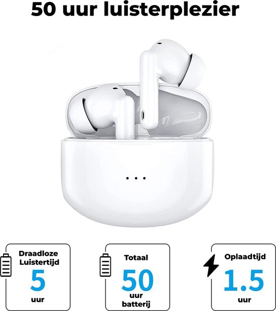WisePods Draadloze Oortjes - Bluetooth Oordopjes met Active Noise ...