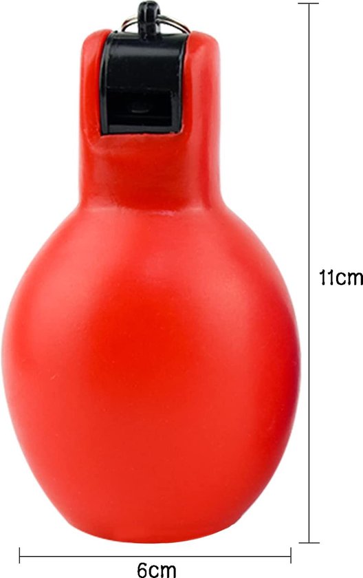2 Stuks - Draagbare Hand Fluit - Knijpfluit - Sportfluit - Voetbalfluit ...