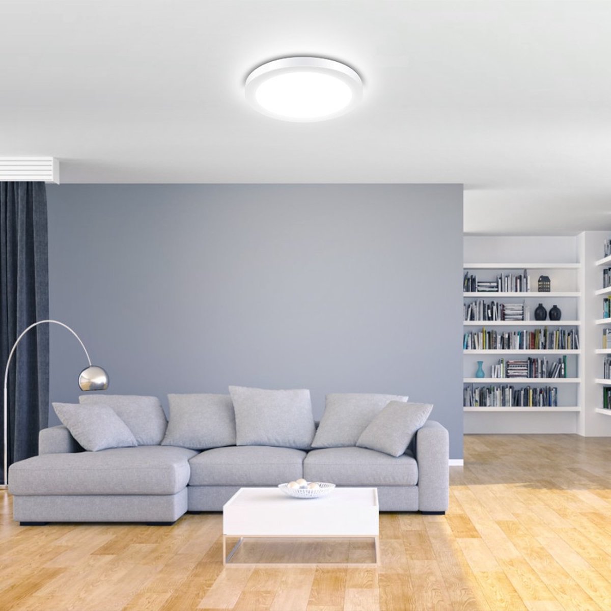 LED Plafondlamp Plat Rond Waterdicht | bol.com