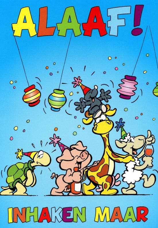 Marant Cards- 4x Carnaval dubbelgevouwen Wenskaart met enveloppen ...