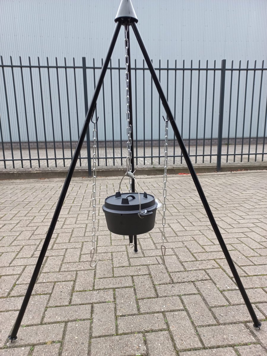 MET dutch oven-M.T.C© Driepoot-3poot-kookstatief-statief-tripod- -BBQ ...