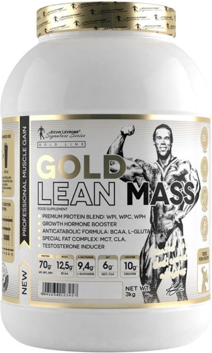 Kevin Levrone - Gold Series - Lean Mass - Mass Gainer - 3000g - Bunty ...