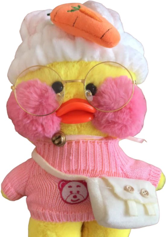 LALADUCK ANGELO - PAPER DUCK - LALAFANFAN DUCK - Knuffel - Eend Pluche ...