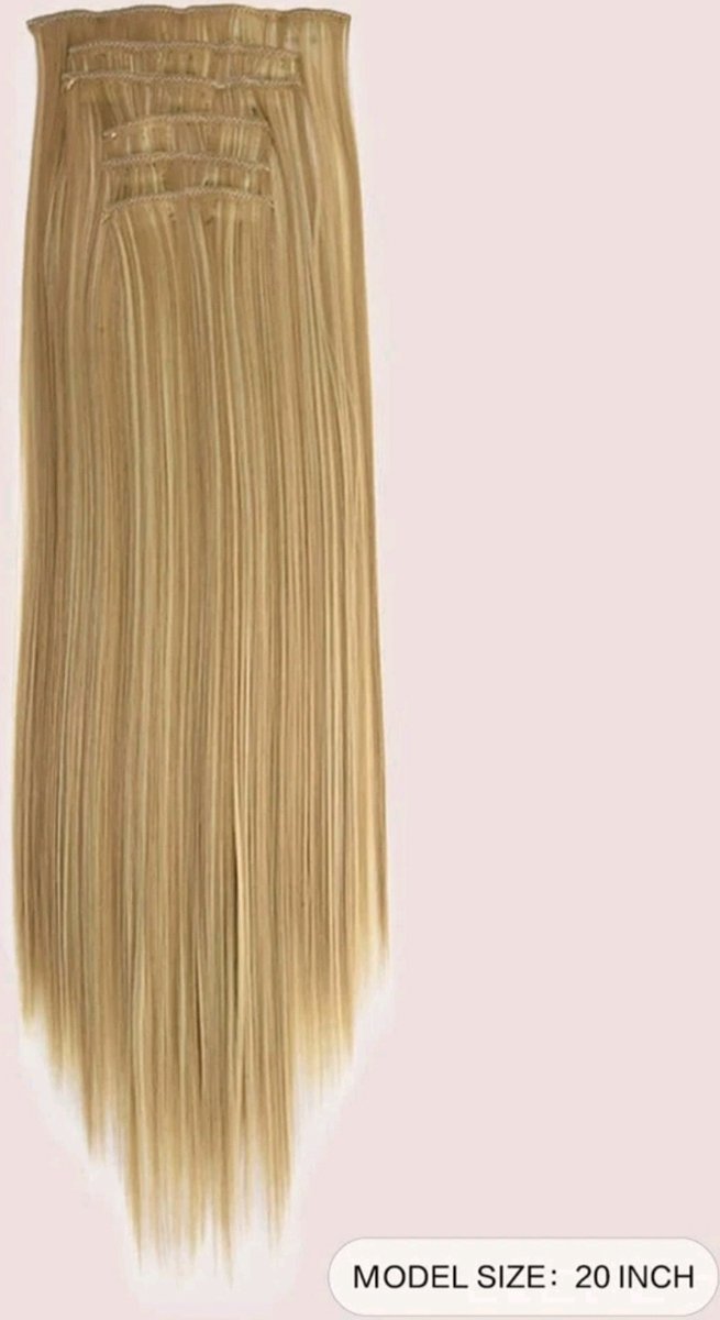 Haar extensions hairextensions haarextensions stijl blond mix 60 cm ...