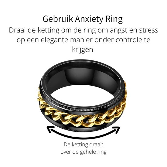 Anxiety Ring - (Ketting) - Stress Ring - Fidget Ring - Fidget Toys ...