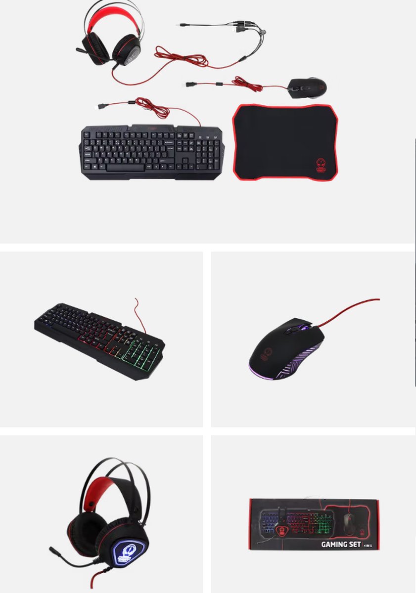 Ripper Allen gamingset - 4 in 1 - | bol