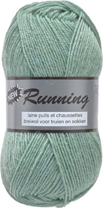 Lammy Yarns Running Sokkenwol - Mint (062) - 1 bol wol en acryl garen ...