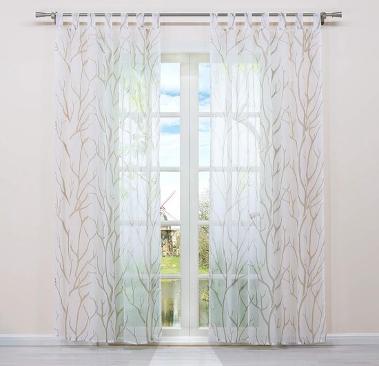 Vitrage – duurzaam – luxe vitrage voor slaapkamer woonkamer eetkamer ...