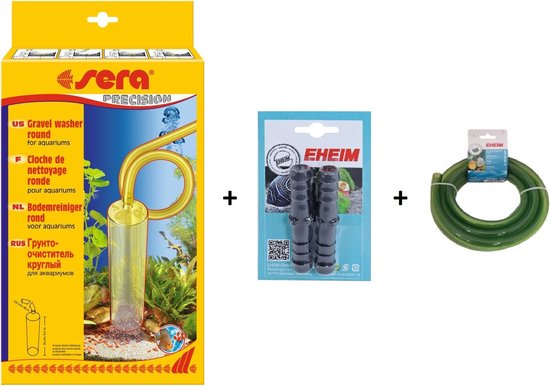Sera - Bodemreiniger voor Aquarium- Rond + extra slang 1m | bol