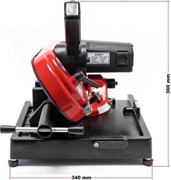 Draagbare metaallintzaagmachine 1500W, 105mm snijdiepte incl. zaagband ...