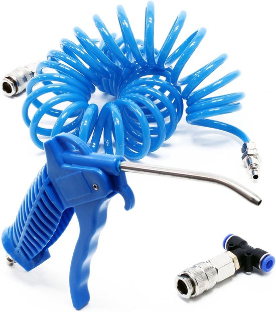 Luchtpistool perslucht blaaspistool met 5 meter luchtdrukslang | bol