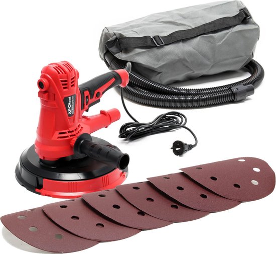 XPOtool wandschuurmachine 1280W met afzuigfunctie en zijhandgreep | bol.com