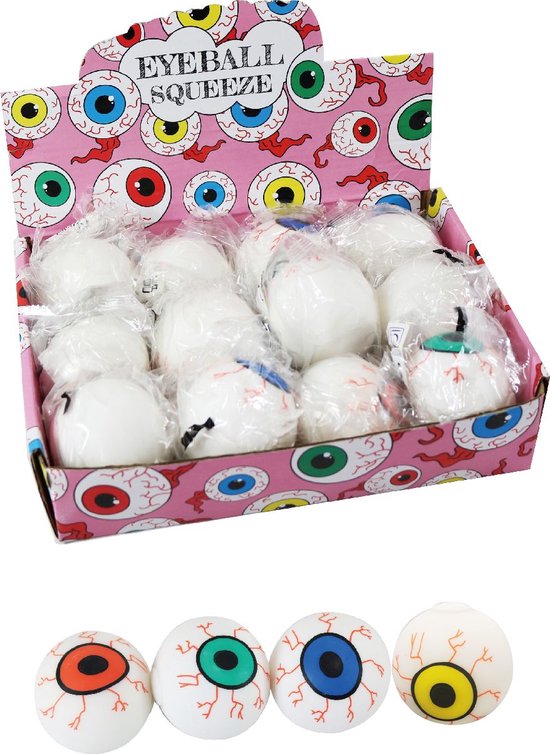Squeeze Eyeball - Stressbal - Fidget Toys - Squishy - Stressballen ...