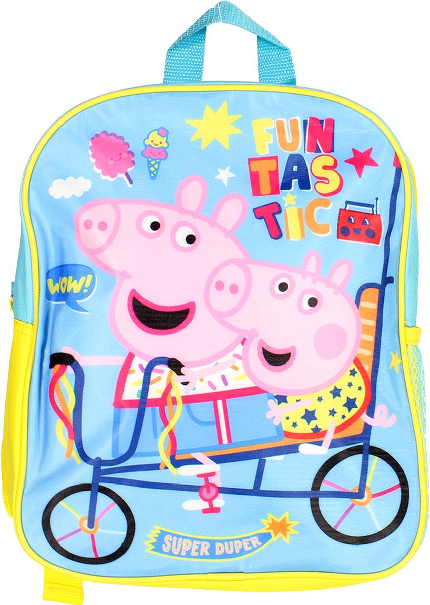 Peppa Pig Super Duper Op De Fiets Rugzak - Officiële Merchandise | bol.com