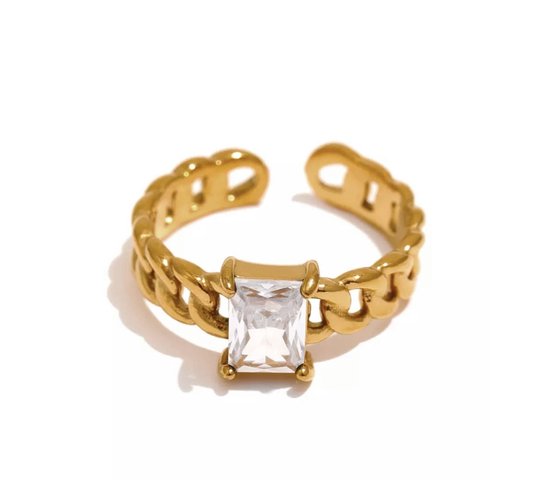 Yehwang Ring Goud - Stainless steel | bol.com