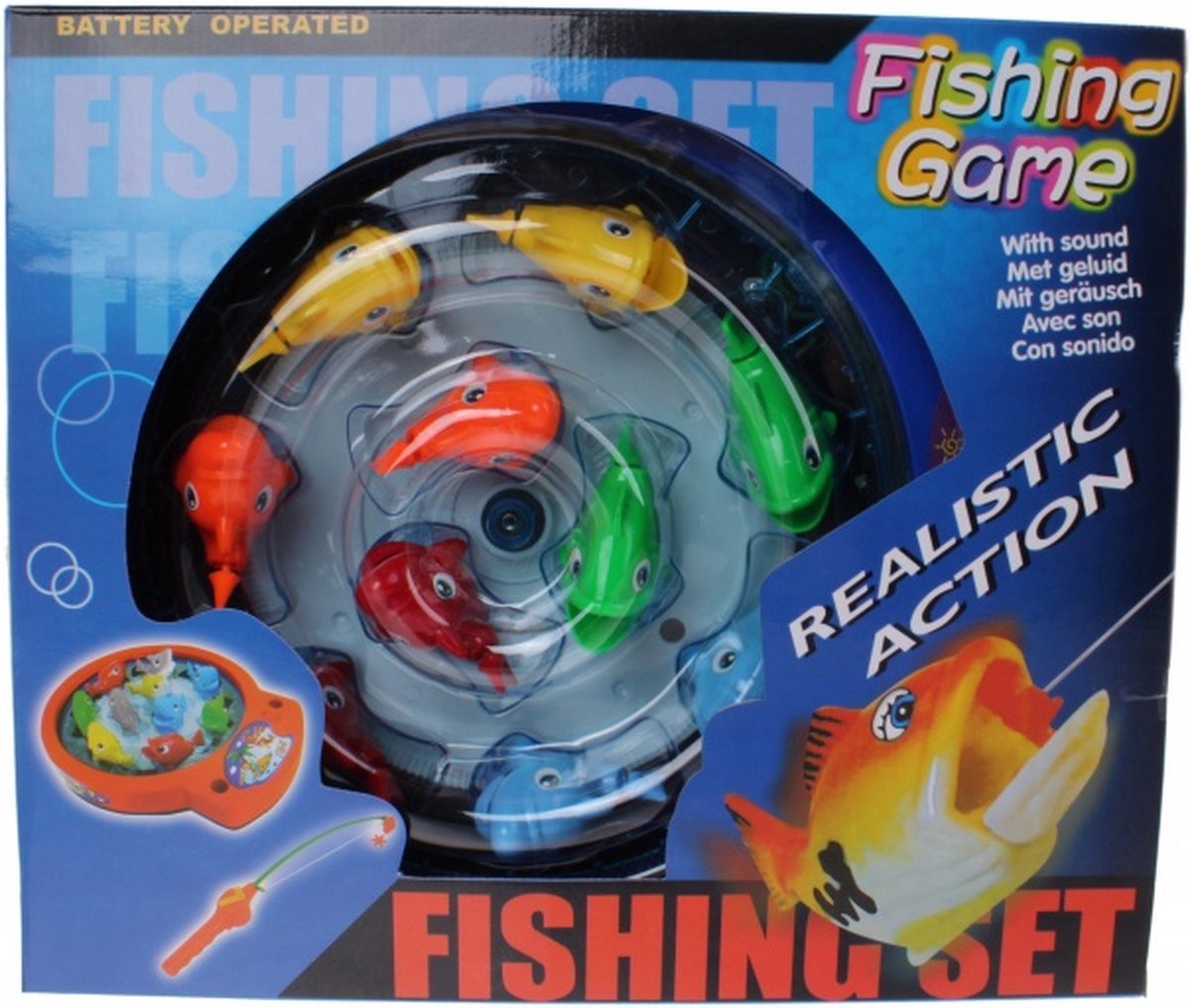 Vis Spel - Hengelspel met Geluid - Vissen Vangen Spel met Hengels ...
