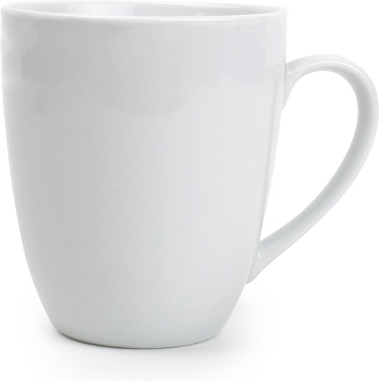 BonBistro Beker 35cl Basic White (Set van 6) | bol.com