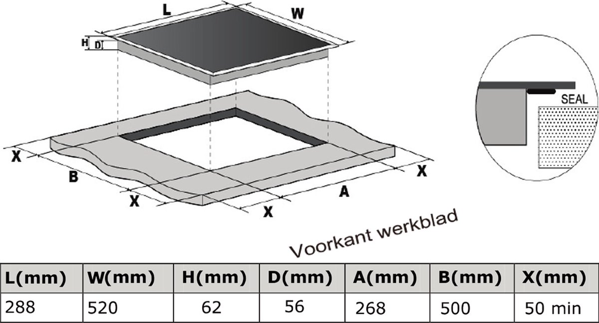 Exquisit EKI300-2 Inductiekookplaat - Inbouw - 2 Kookzones - Timer ...