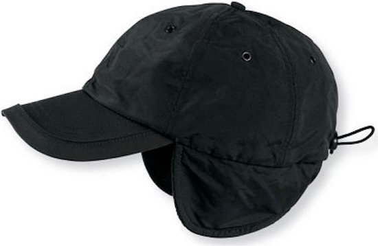 Atlantis 'Techno Flap Cap' Zwart | bol.com