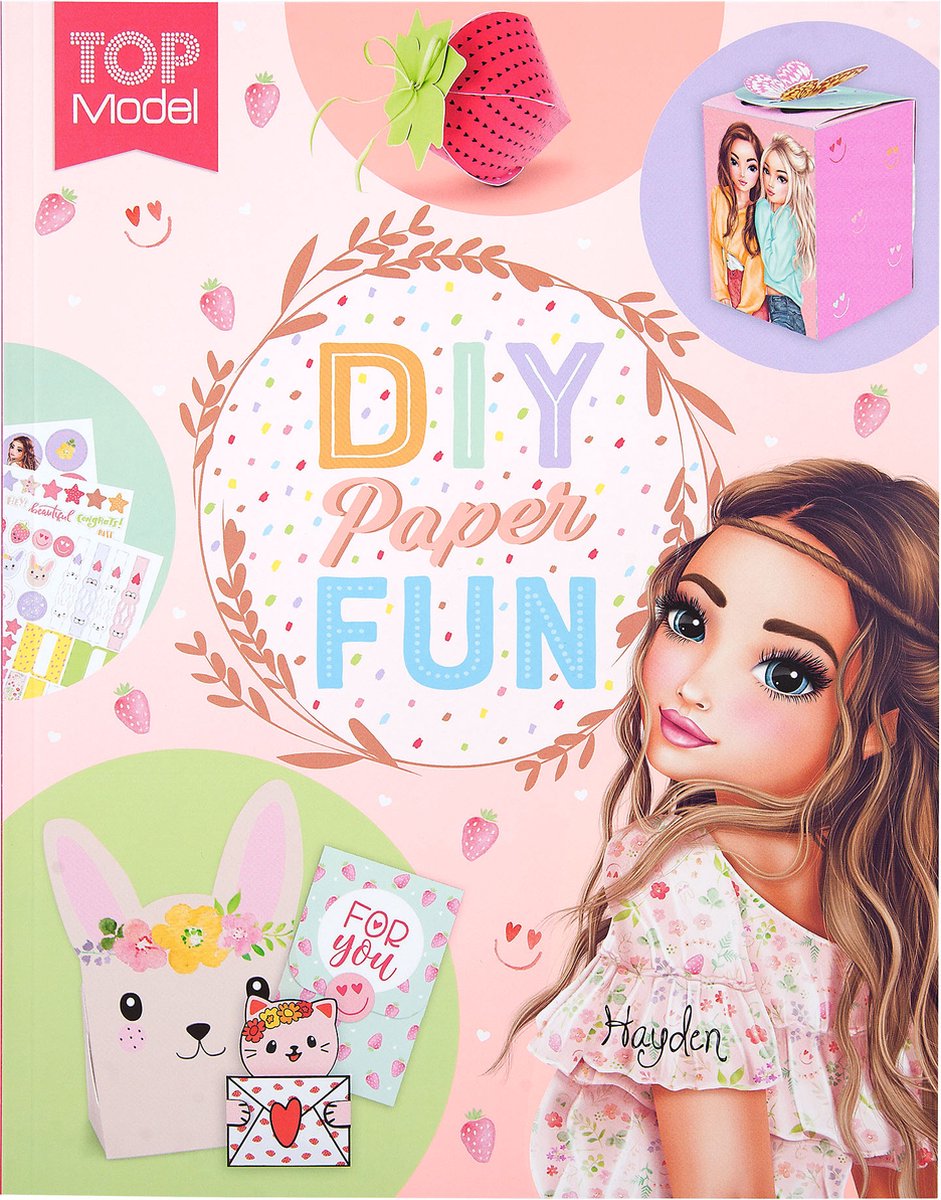 Depesche - TOPModel DIY Paper Fun Book - stickerboek | bol.com