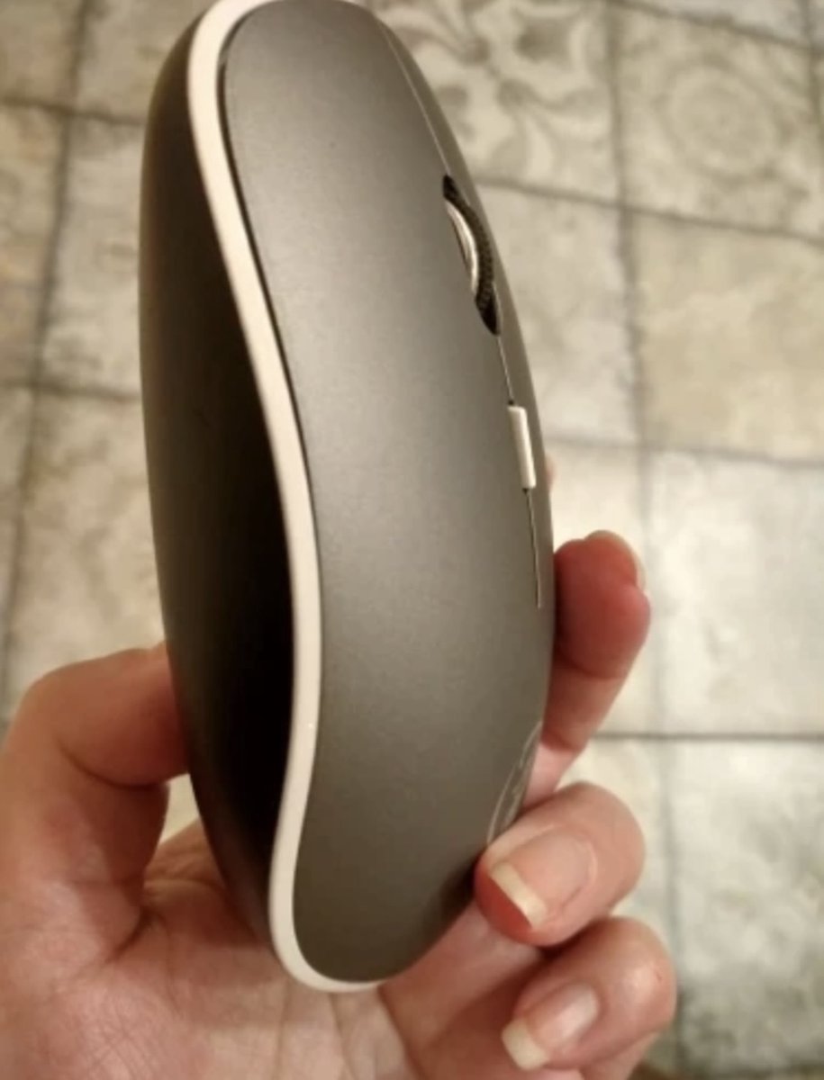 Grijze Draadloze Stille Muis - USB Computer Muis Grijs Grey - Voor ...