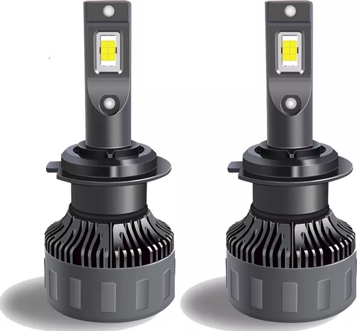 H7 LED lampen Hoge Lumen 6000k Helder Wit licht (set 2 stuks) CANBUS EMC adapter,... | bol.com
