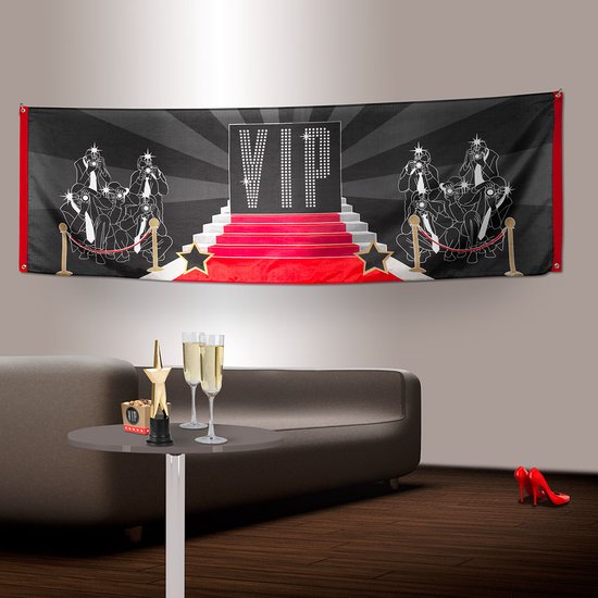 Boland - Polyester banner 'VIP' - Glitter & Glamour - Glamour ...