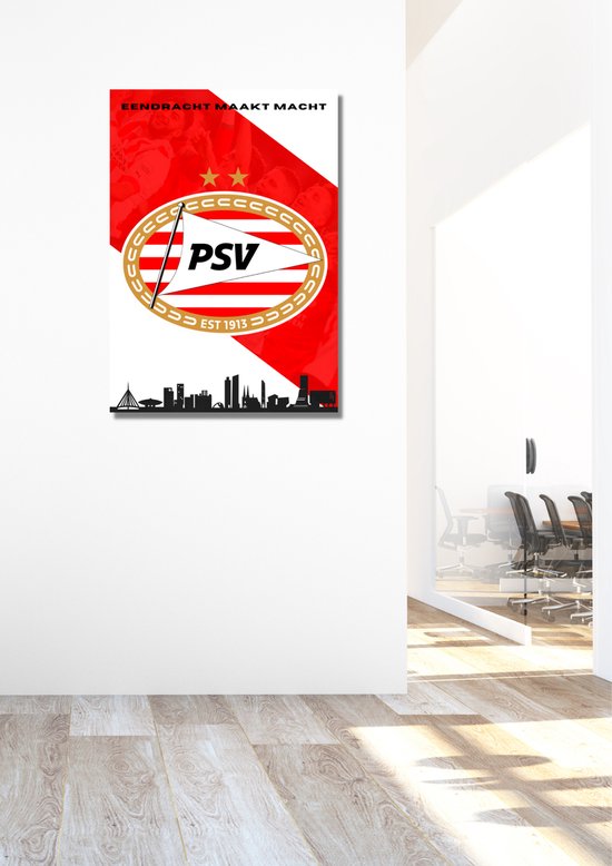 Poster PSV | FC PSV | PS4 | Eindhoven | UEFA Champions League | TOTO | Voetbal |... | bol.com